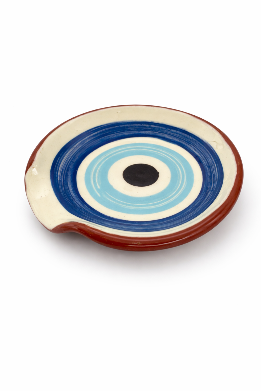 Handmade Ceramic Spoon Rest Eye 13cm – The Greek Providore
