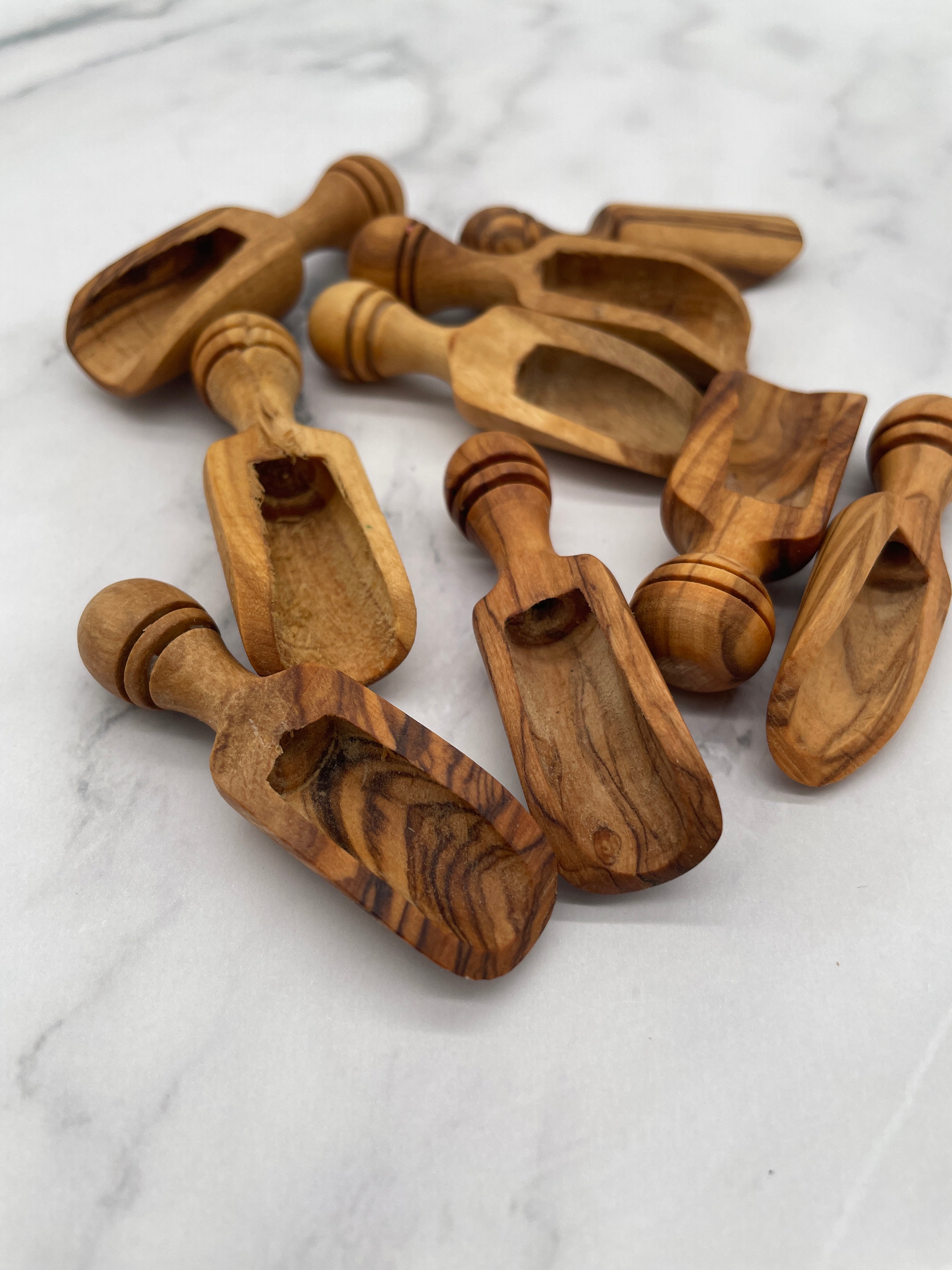 Greek Olive Wood Mini Scoops 5.5cm – The Greek Providore