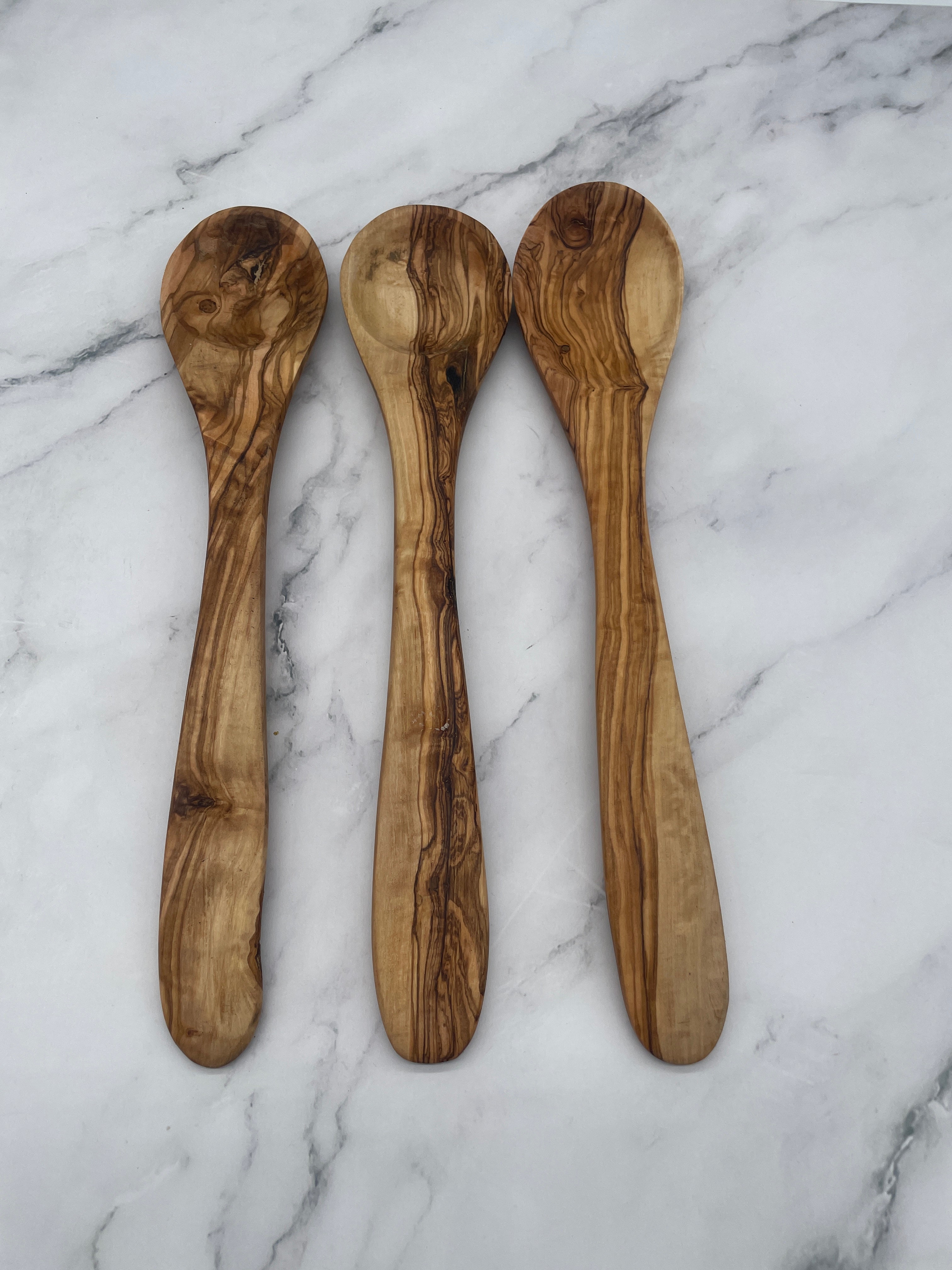 Greek Olive Wood Cooking Spoon 30cm – The Greek Providore
