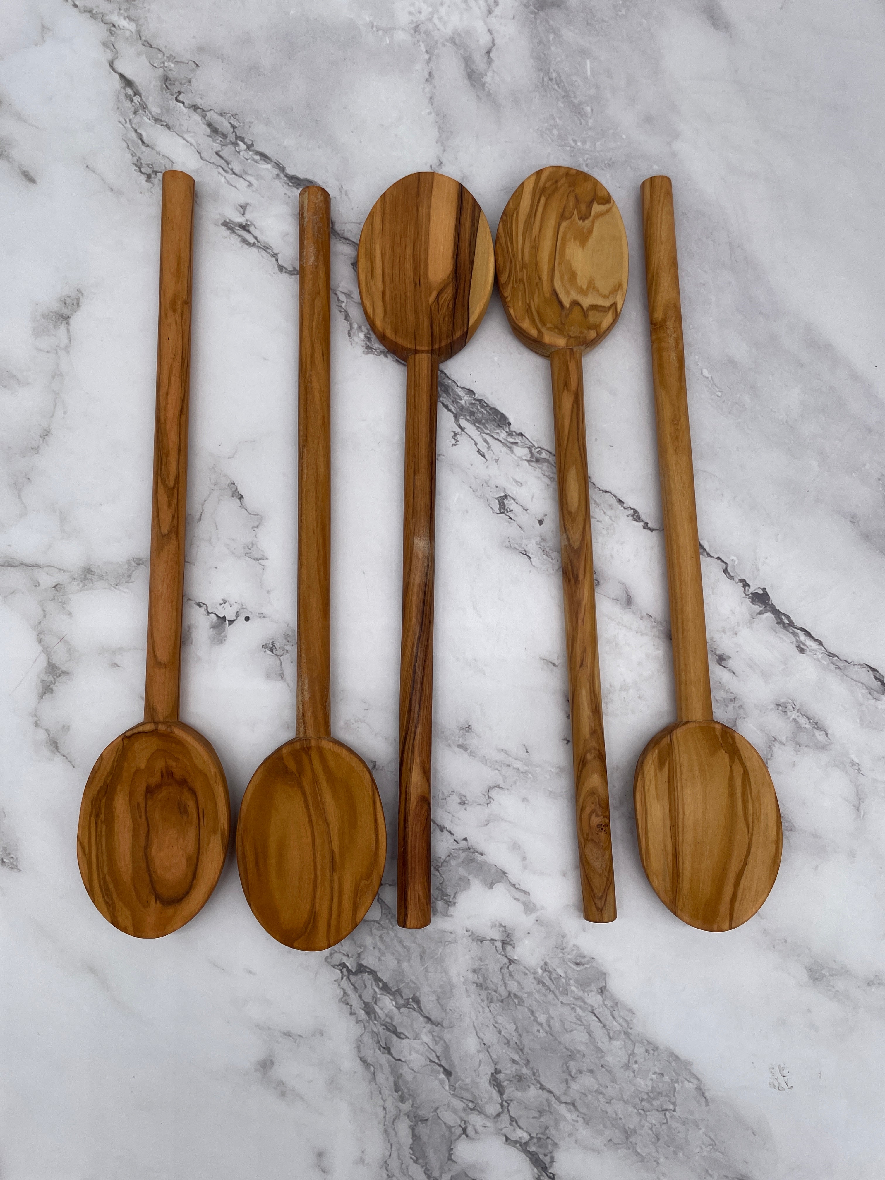 Greek Olive Wood Cooking Spoon 30cm – The Greek Providore