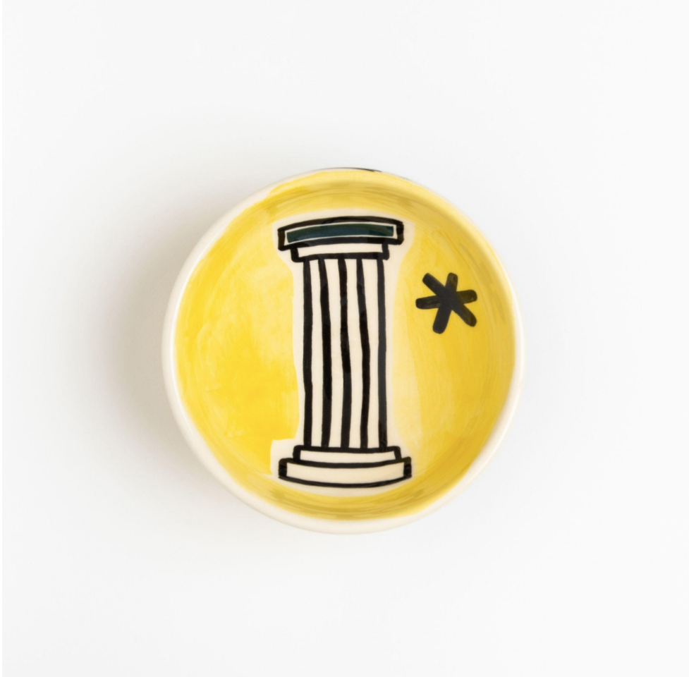 Alexandra Manousakis Artist- Column Bowl 16.5cm DIA – The Greek Providore