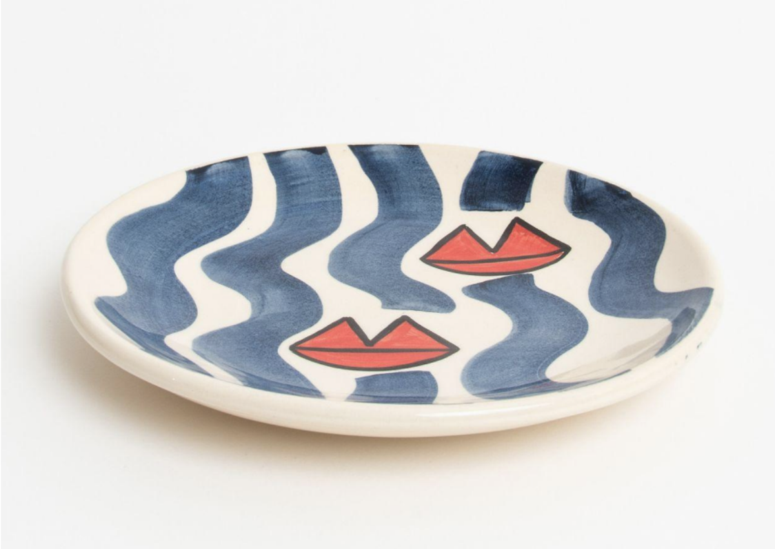 Alexandra Manousakis Artist- Makia Plate 22cm – The Greek Providore