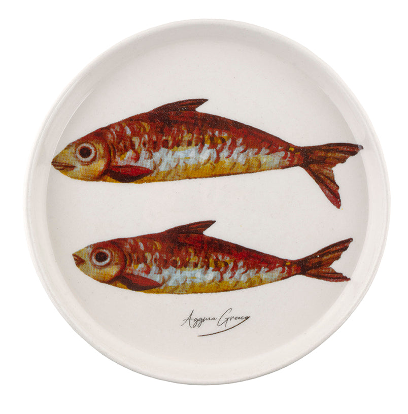 Greek Sardines Plate Handmade in Greece 15cm – The Greek Providore