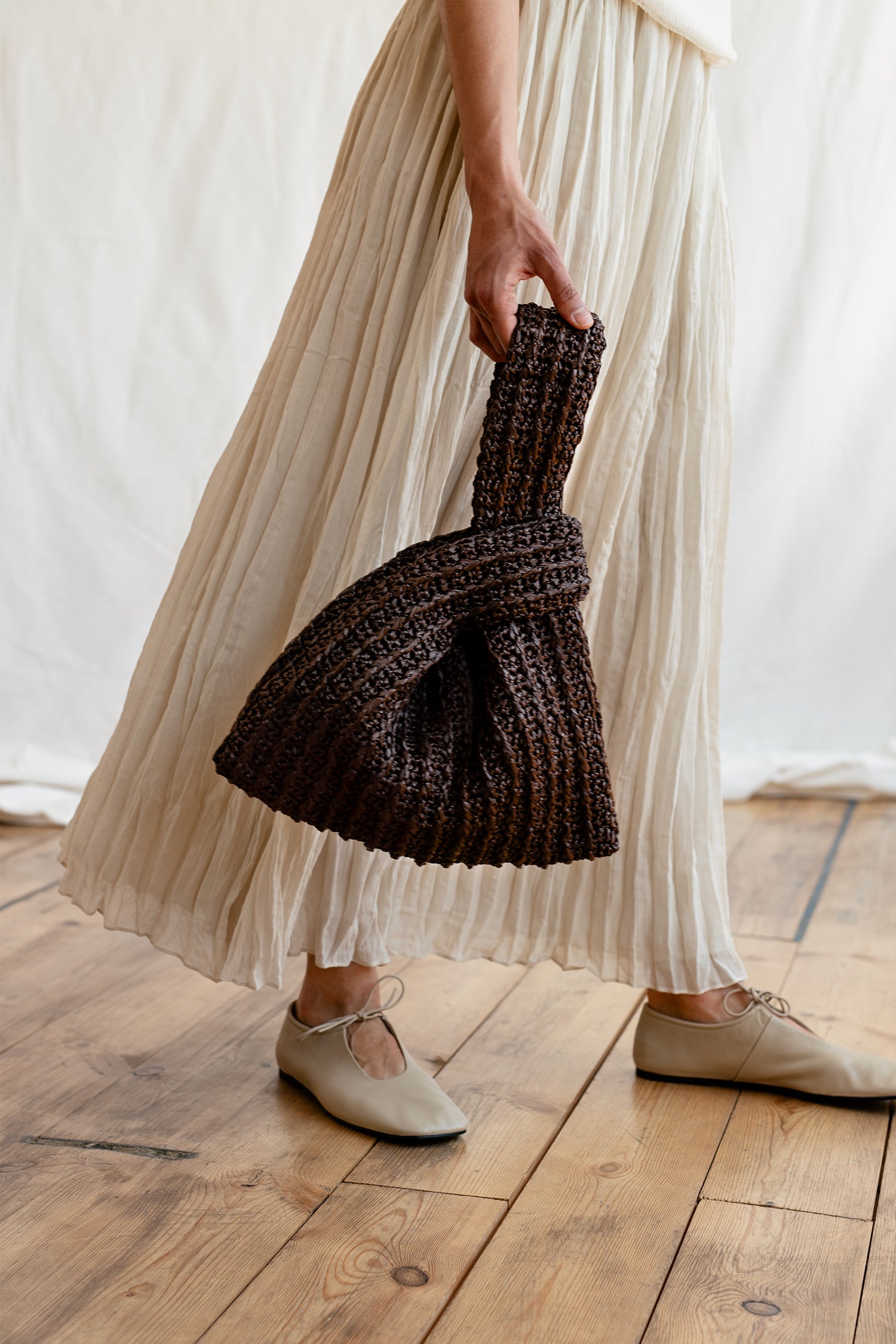 The Raffia Knot Bag- Handmade in Greece- Pecan – The Greek Providore