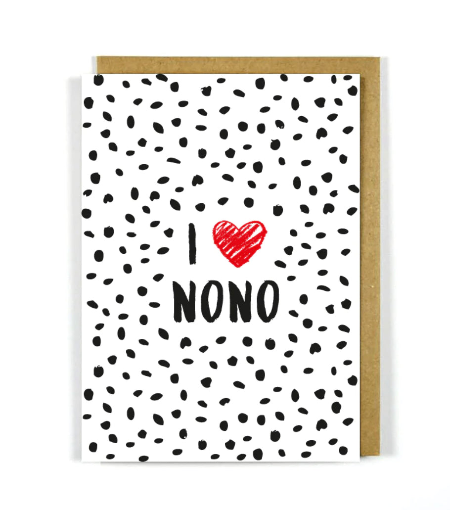 I love Nono (Godfather) Greek Celebration Card – The Greek Providore